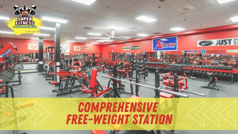 Free-Weight Station: Elevate Your Fitness Journey.